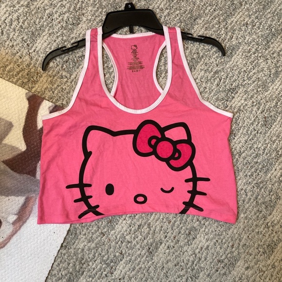 Hello Kitty | Tops | Hello Kitty Croptank Top | Poshmark